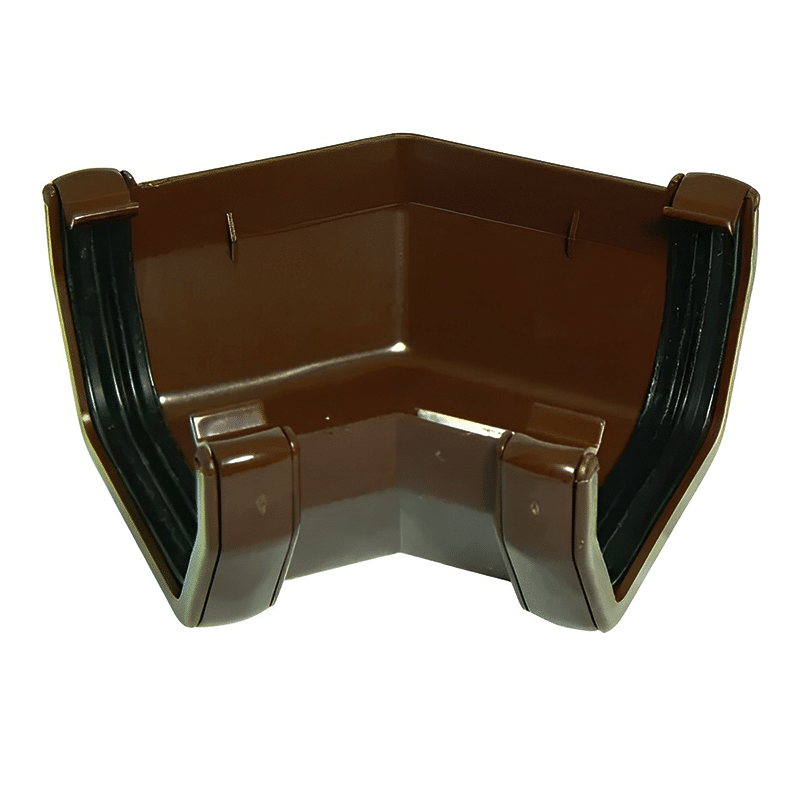 FloPlast Brown Square 135° Gutter - 114mm - On-Demand Supplies
