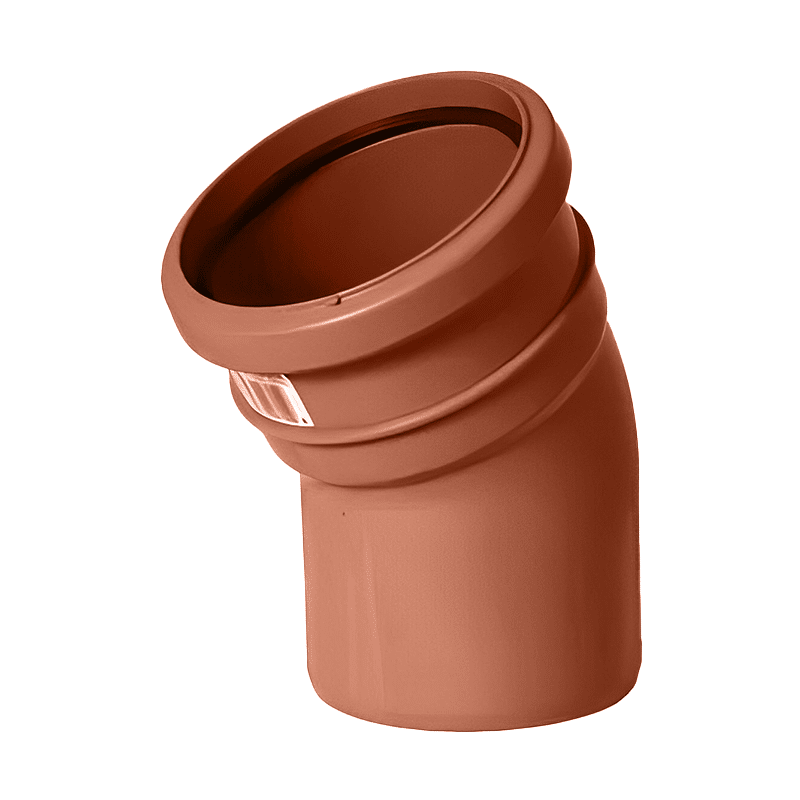 FloPlast Underground Single Socket 30° Bend - 110mm - On-Demand Supplies