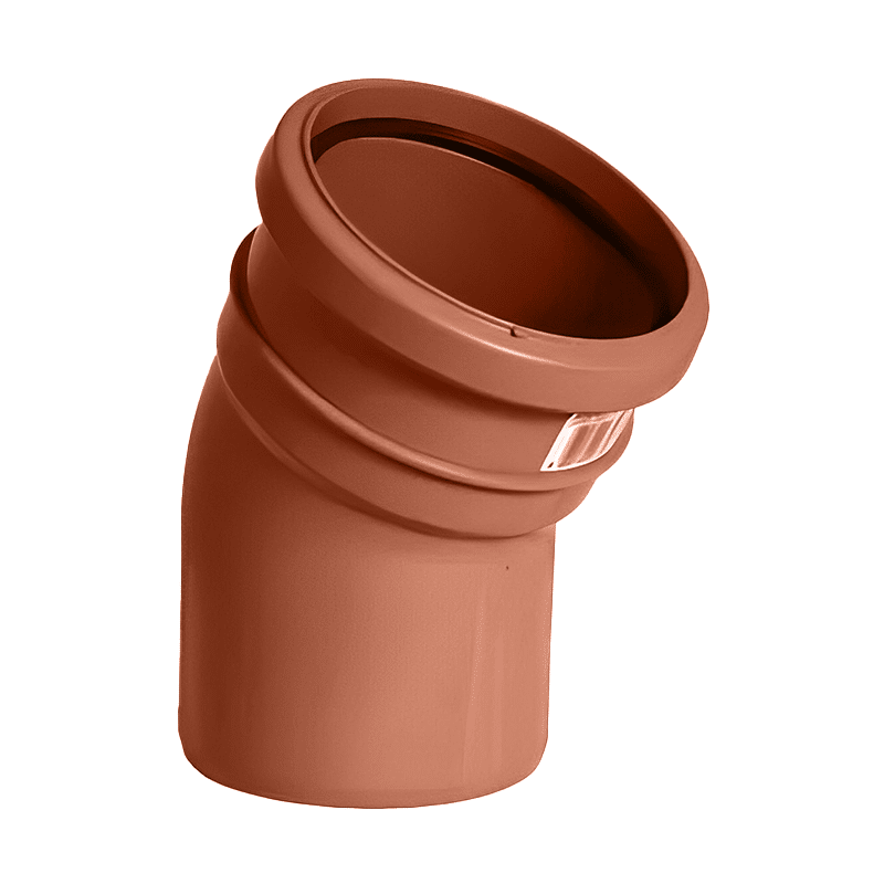 FloPlast Underground Single Socket 30° Bend - 110mm - On-Demand Supplies